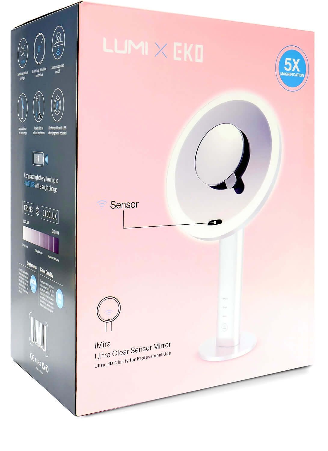 Lumidesign iMira - an Ultra-Clear Sensor Vanity LED Mirror