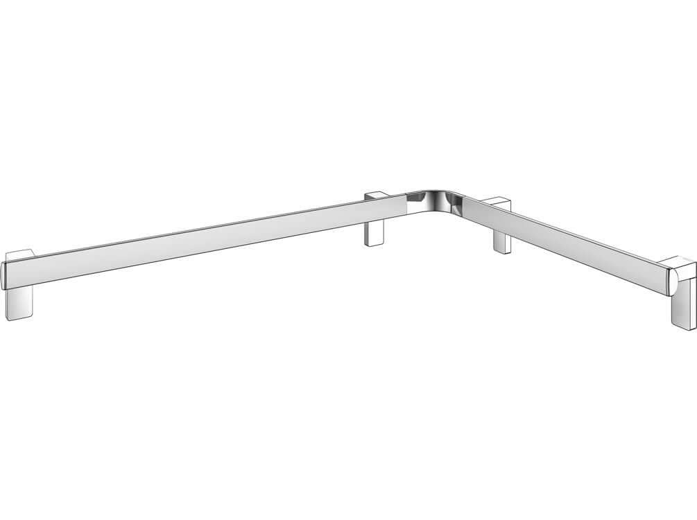 Keuco Axess Corner Rail - for Shower or Bath 3 Sizes